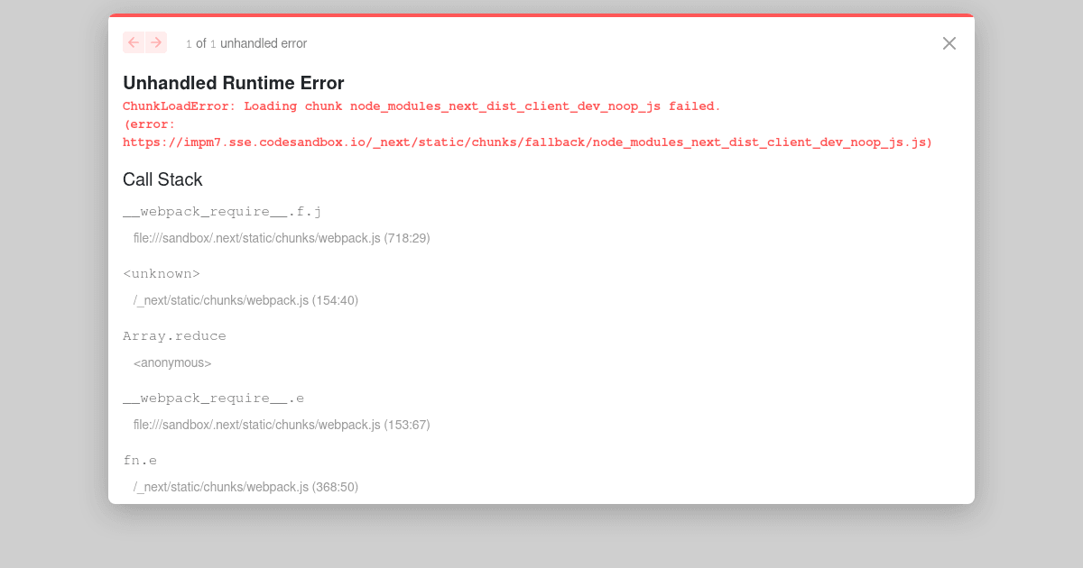 nextjs-looker - Codesandbox