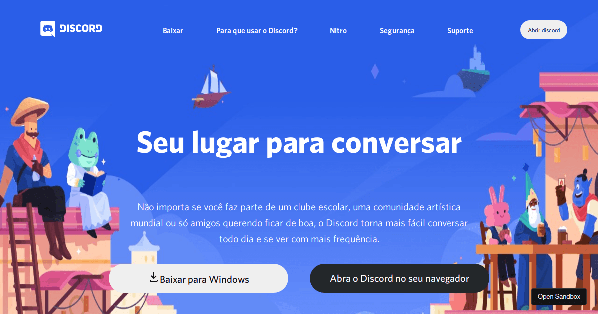 Discord React Codesandbox