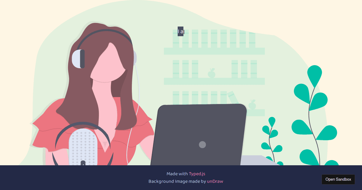 animation-typing-text - Codesandbox
