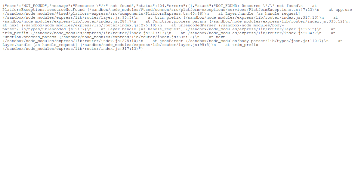 @tsed/multer-example - Codesandbox