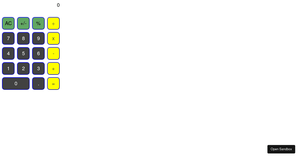 jack-react-calculator - Codesandbox