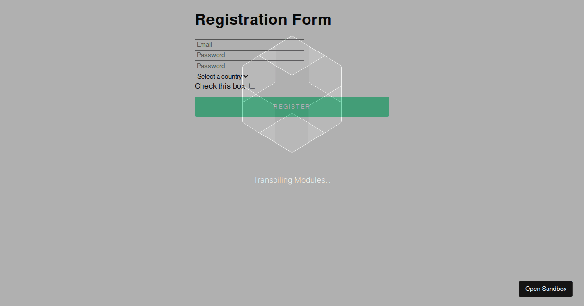 svelte-forms-lib-custom-components - Codesandbox