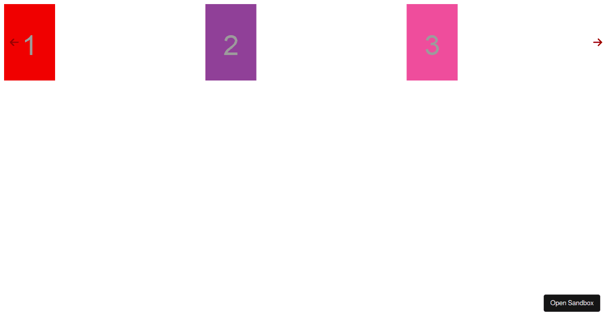 dynamic infinite carousel - Codesandbox