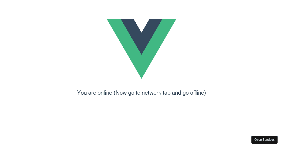 Vue Status - Codesandbox
