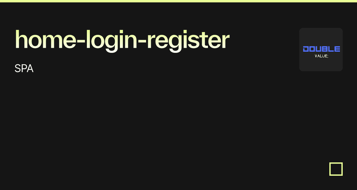 home-login-register - Codesandbox