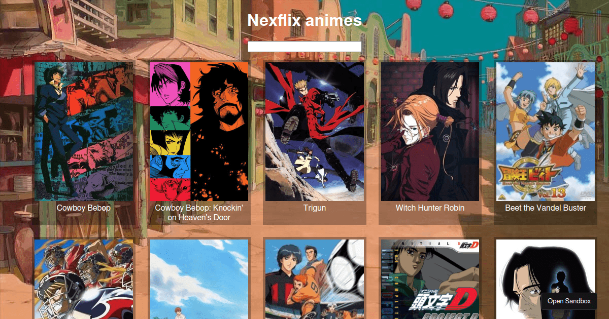 animes - Codesandbox
