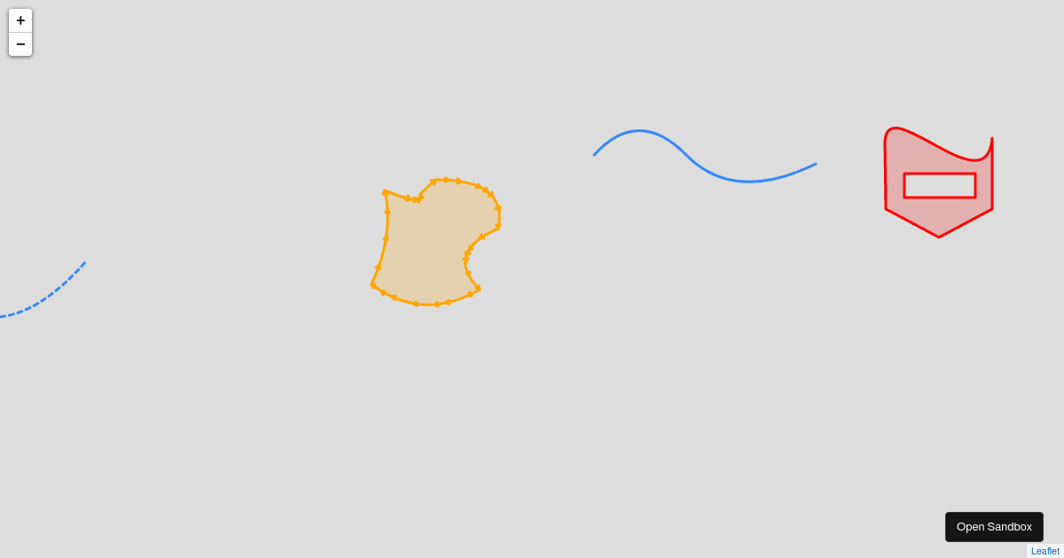leaflet curve w arrowheads (forked) - Codesandbox
