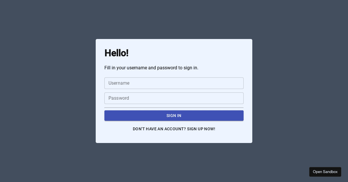 Nestjs Course Frontend Codesandbox