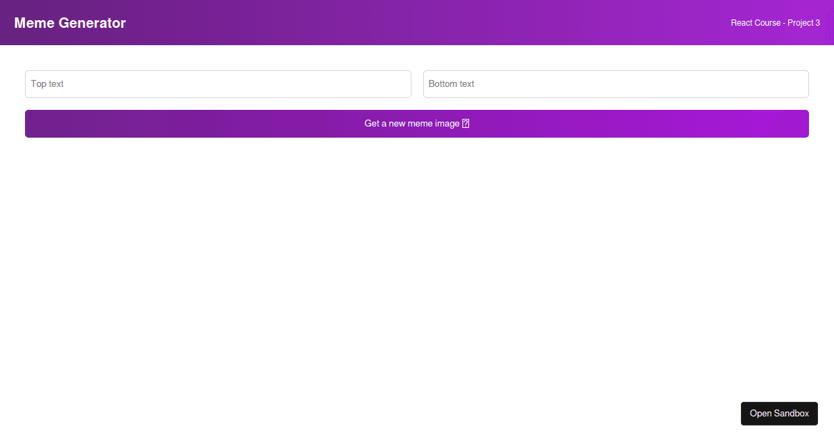 meme-generator - Codesandbox