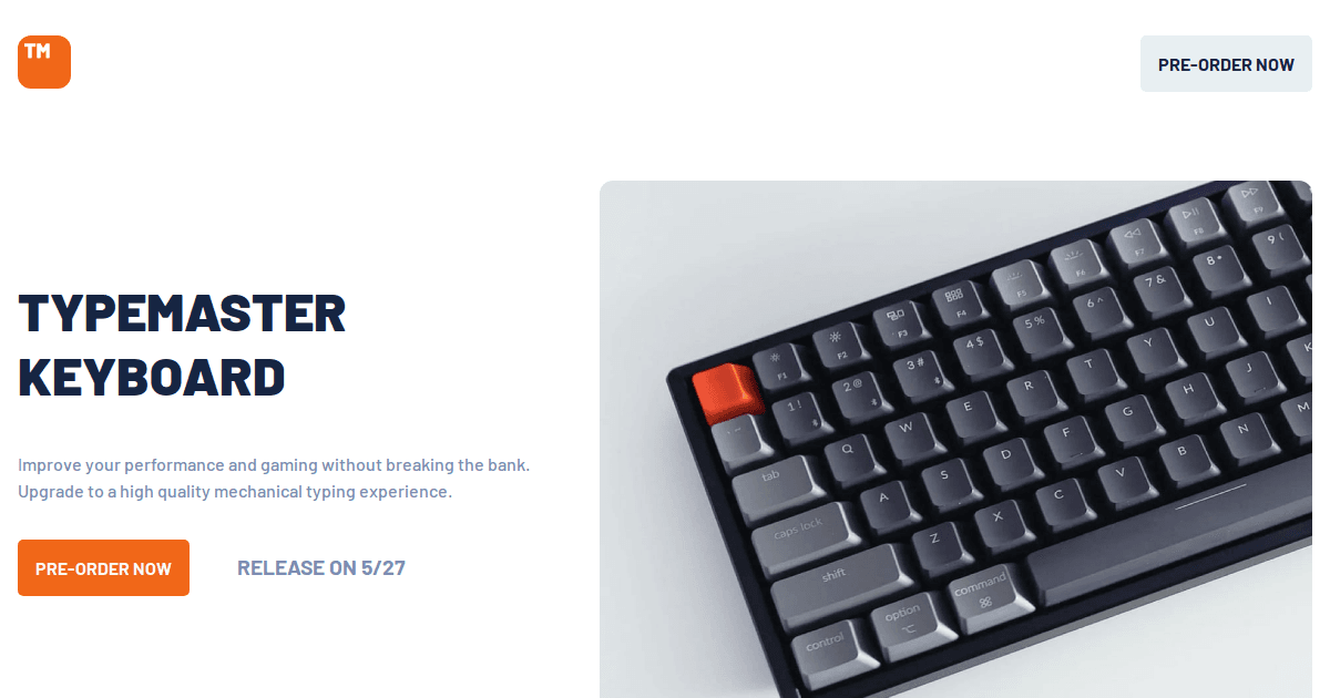 typemaster-pre-launch-landing-page - Codesandbox