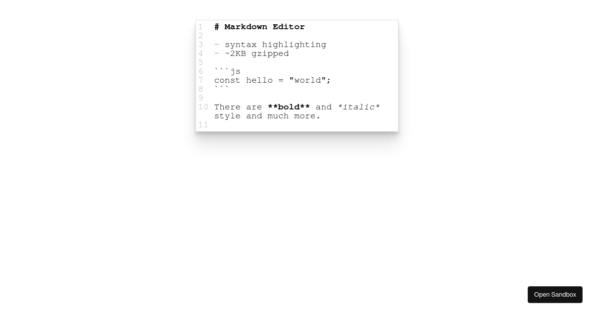 yace + mdhl (forked) - Codesandbox
