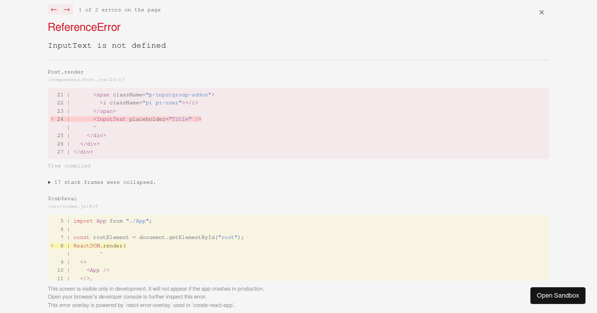 goofy-butterfly-iq7qv - Codesandbox