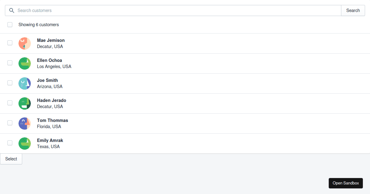 polaris-select - Codesandbox