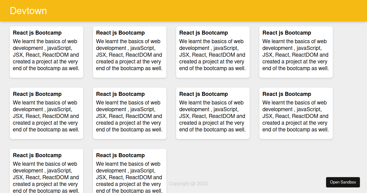 Devtown-project-afroj-ahmed - Codesandbox