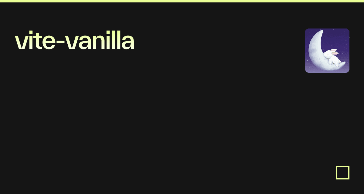 vite-vanilla - Codesandbox vite-vanilla - Codesandbox