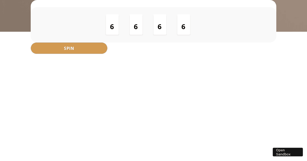 spin (forked) - Codesandbox