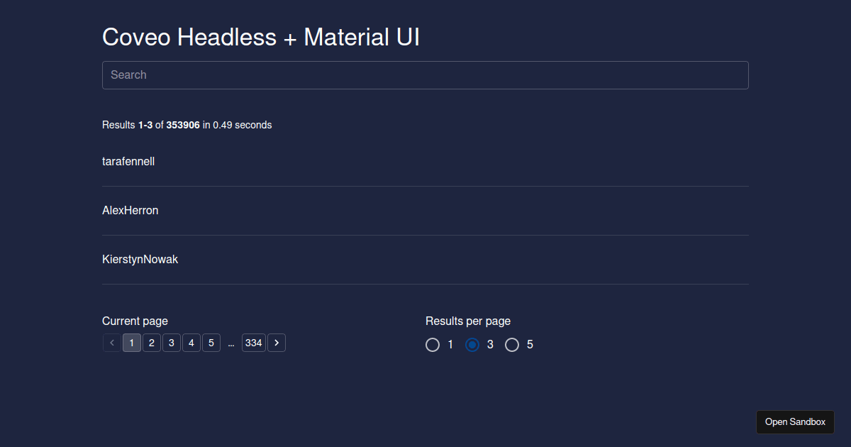 Coveo Headless React Tsx Material Ui Example Codesandbox