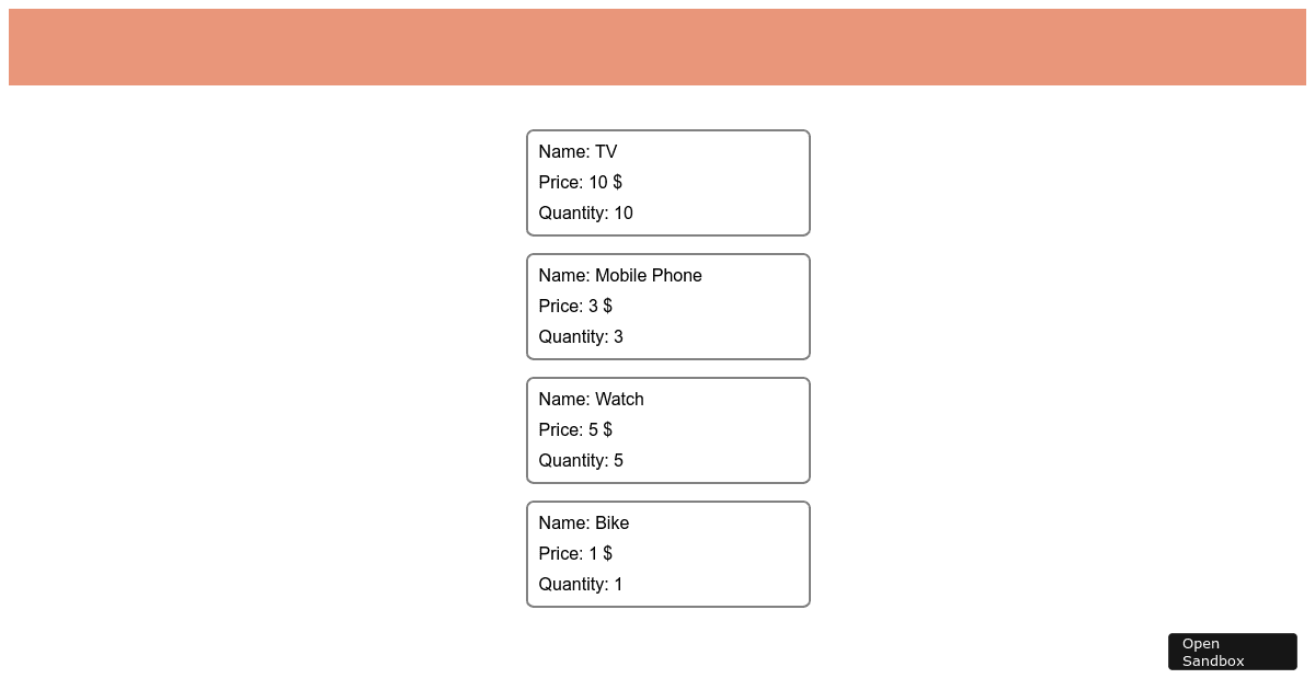 React-Interview-Base-Application - Codesandbox