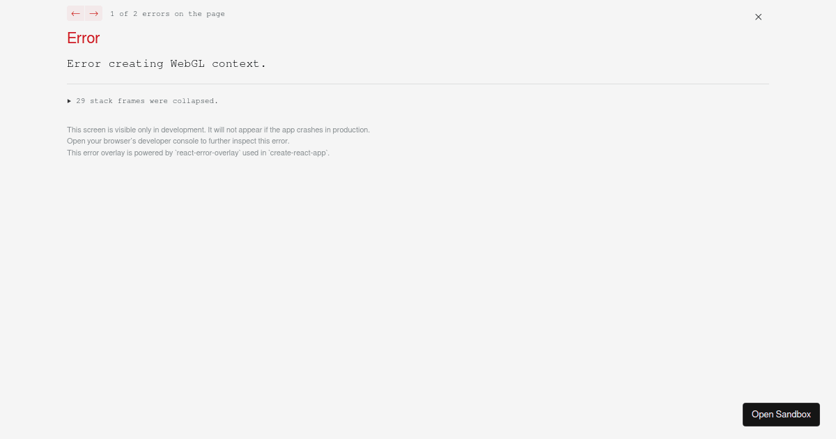 Framer Motion layout animation & React Three Fiber - Codesandbox