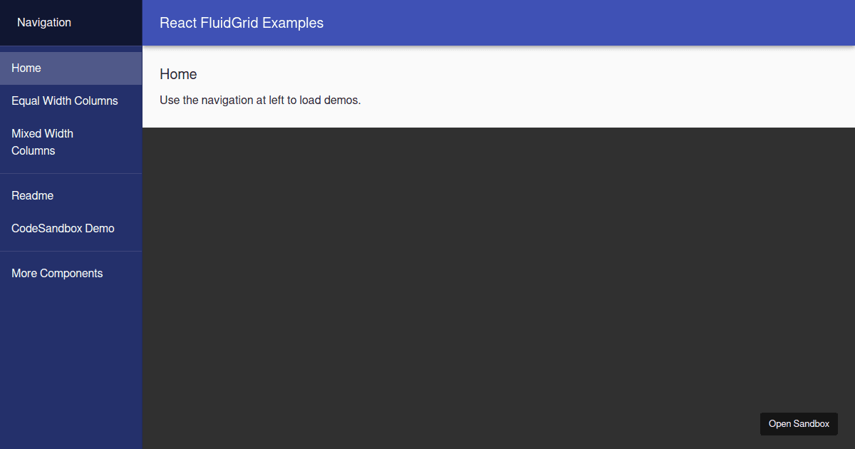 react-fluid-grid-example - Codesandbox