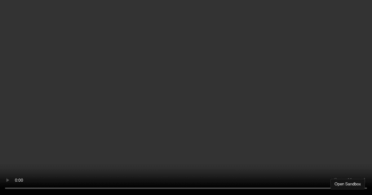 Material-ui video player (forked) - Codesandbox