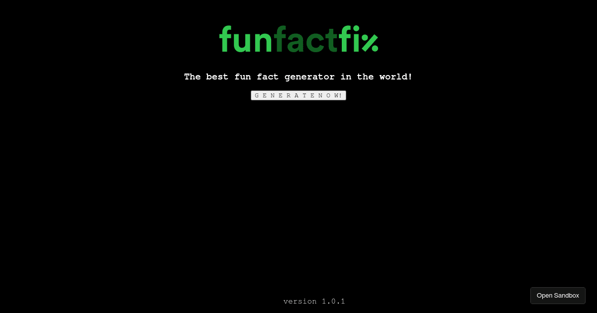 fun-fact-fix - Codesandbox