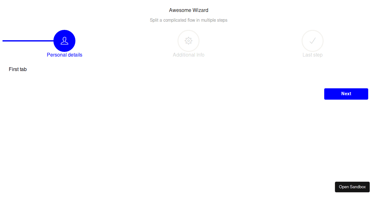 Form Wizard With Async Validation Codesandbox
