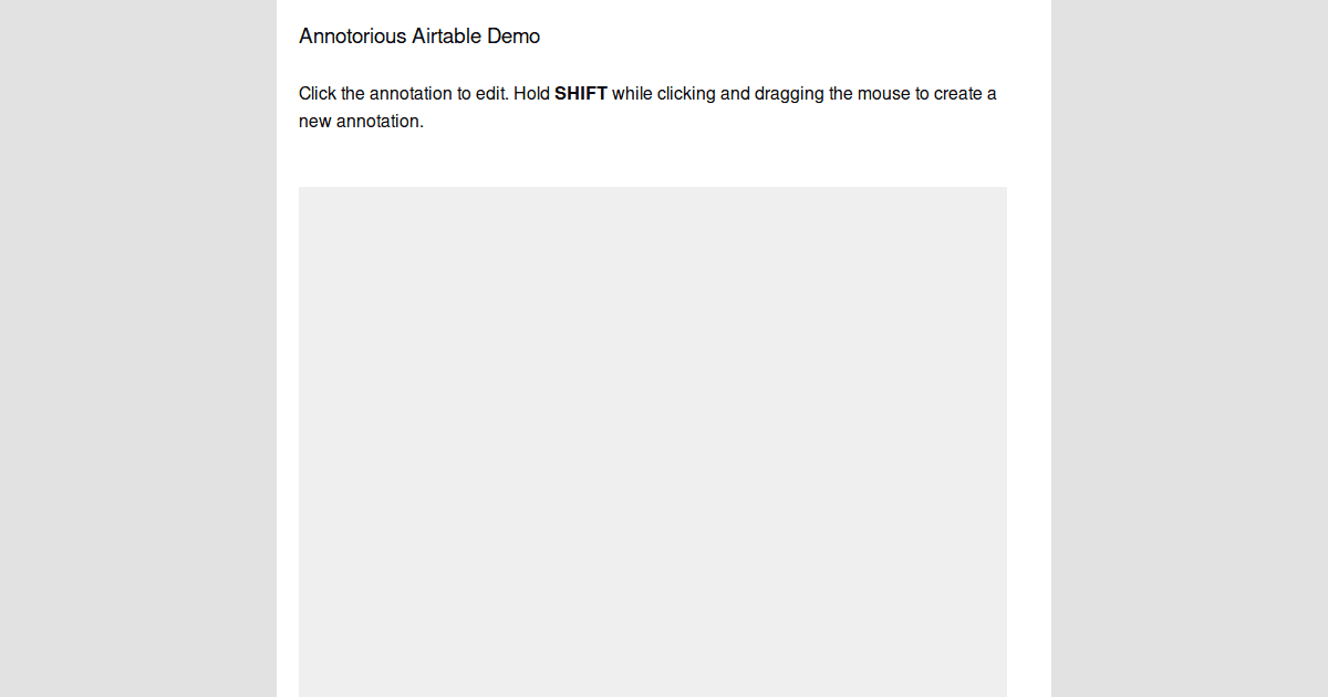 annotorious-airtable-demo (forked) - Codesandbox
