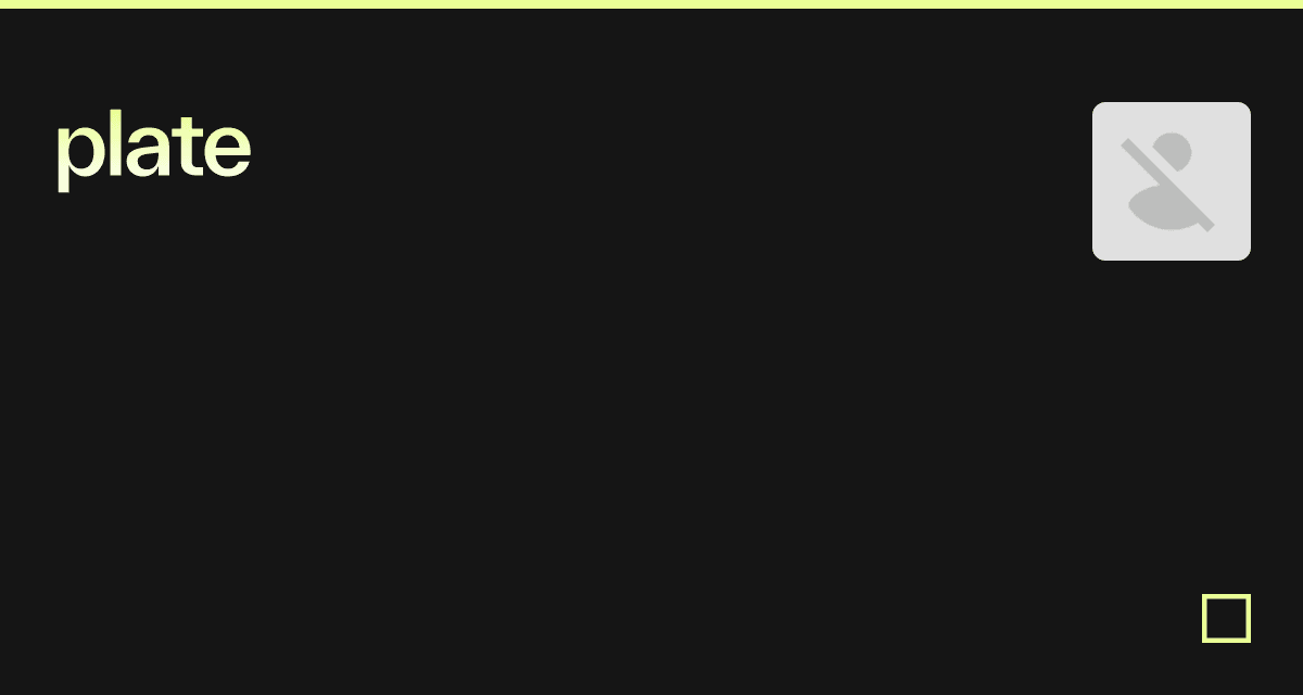 plate - Codesandbox