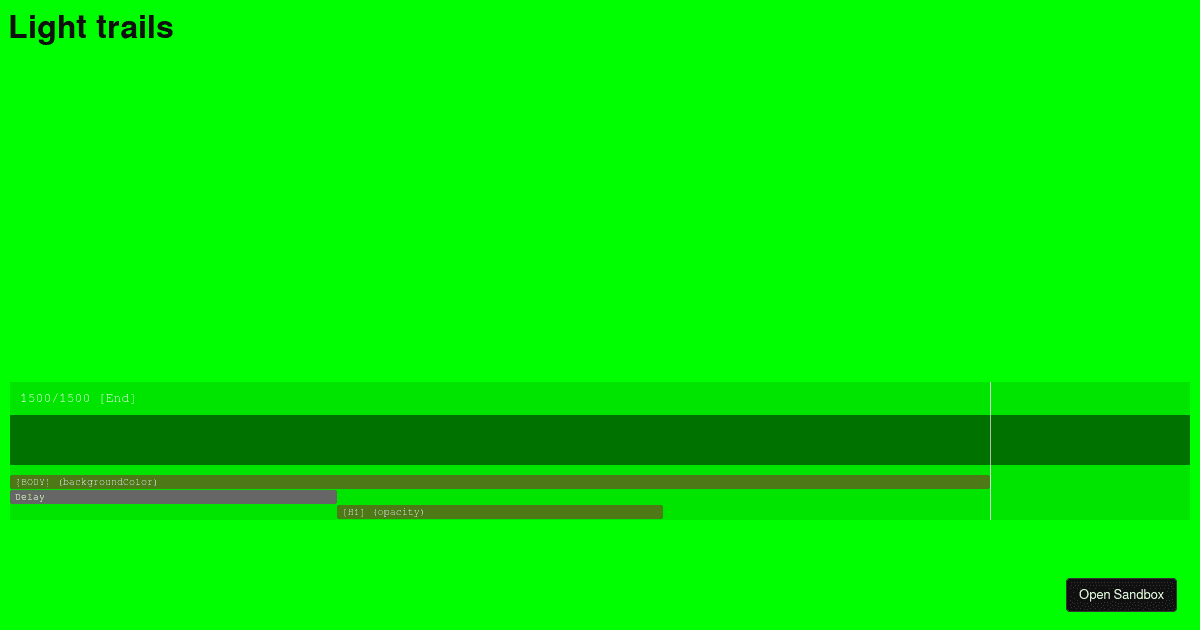 light-trails - Codesandbox