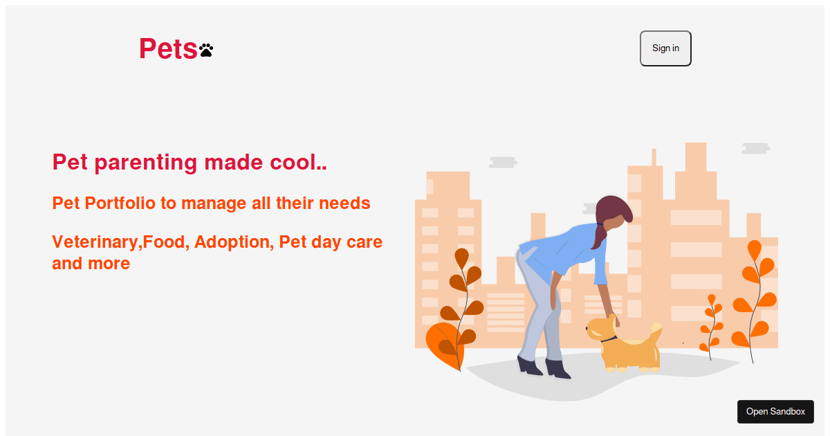 pets-project - Codesandbox