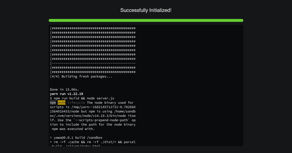 yawa node+express+imx-sdk - Codesandbox