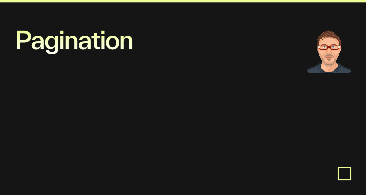 Pagination - Codesandbox