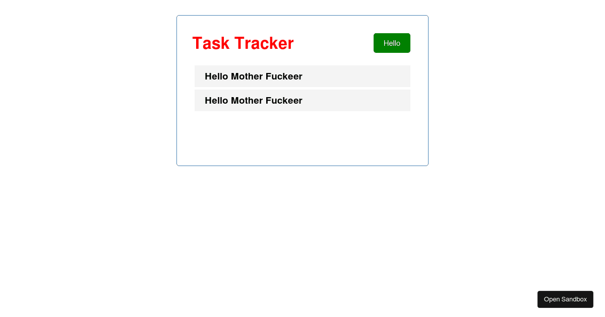 condescending-diffie-ixsdt - Codesandbox