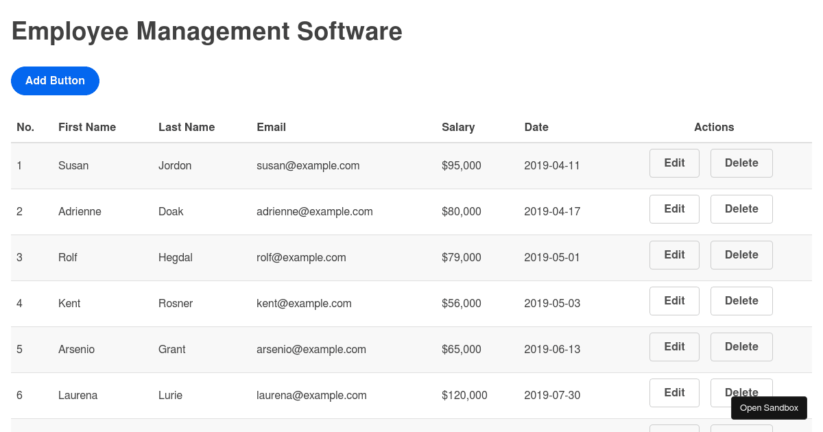 employee-management-system - Codesandbox