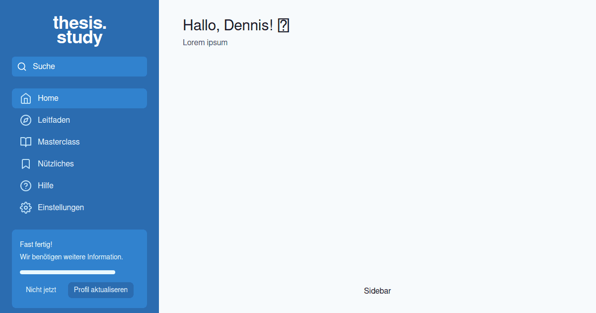 thesis.study - Codesandbox