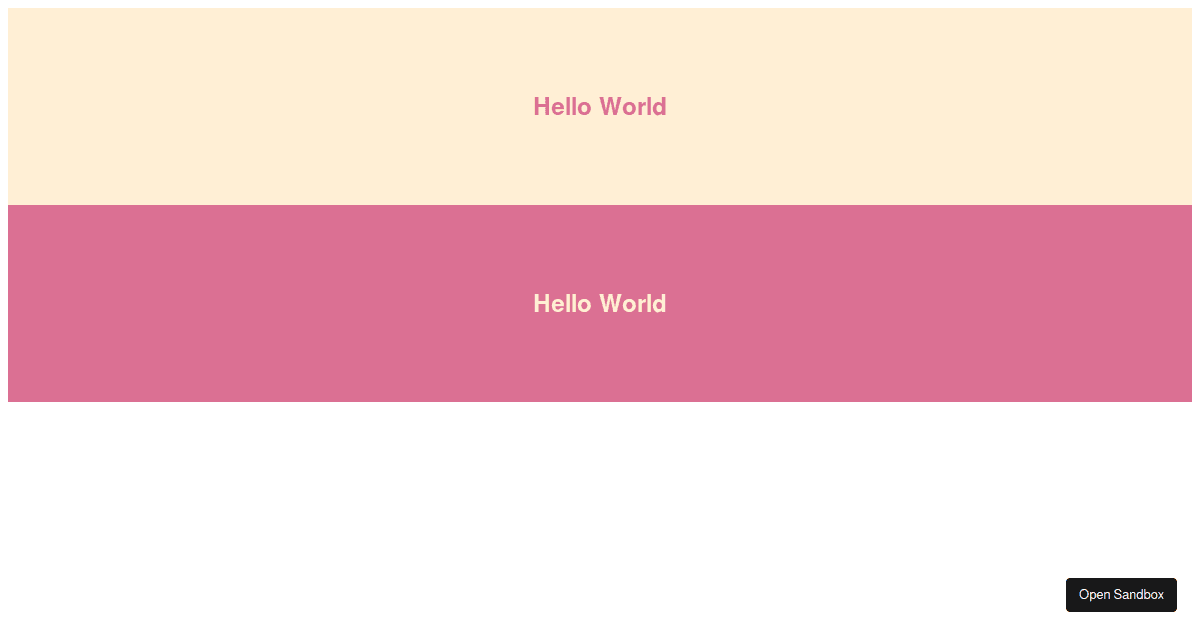 styled-components-hello-world - Codesandbox