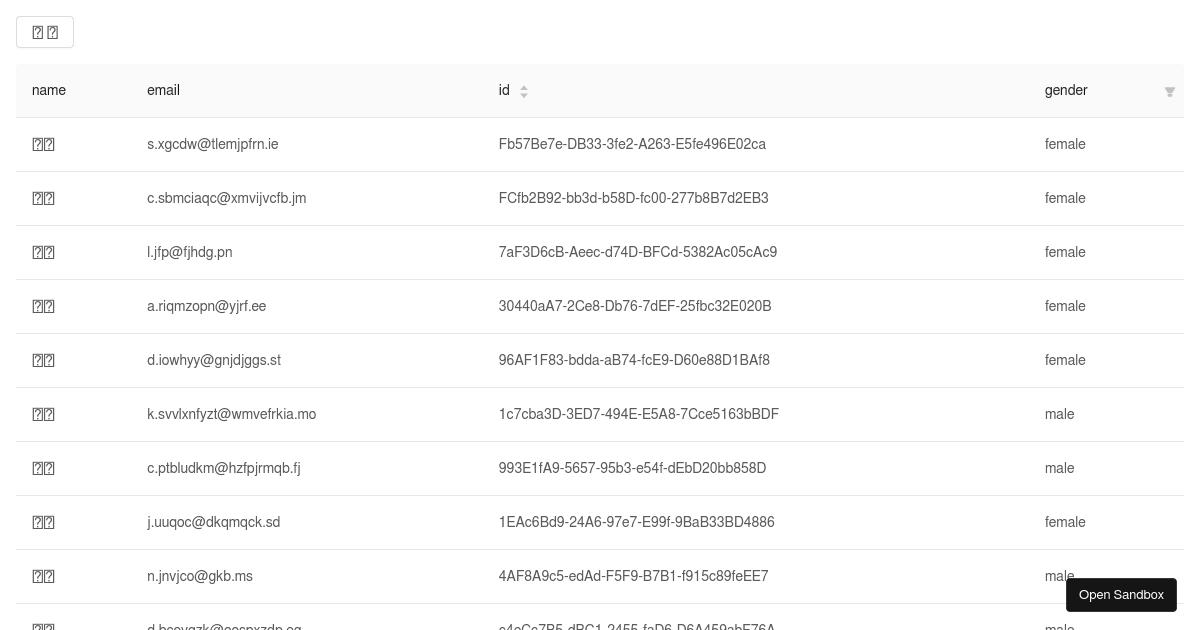 AntD Table - Codesandbox AntD Table - Codesandbox