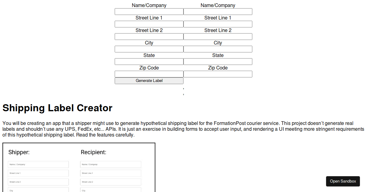 shipping-label-1-6 (forked) - Codesandbox