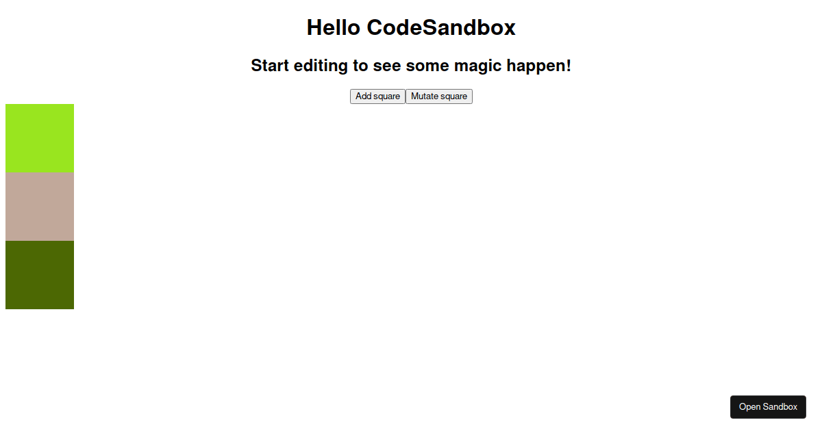 css-transition-group - Codesandbox