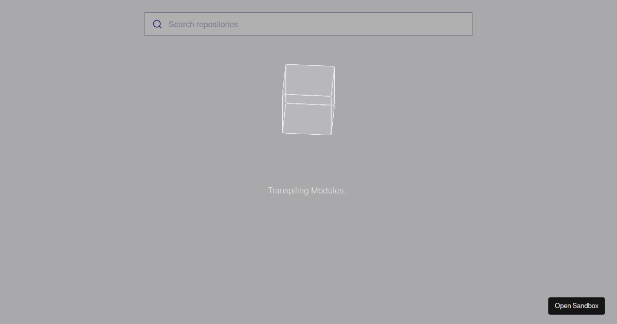 Algoliaautocomplete Example Github Repositories Custom Plugin Codesandbox