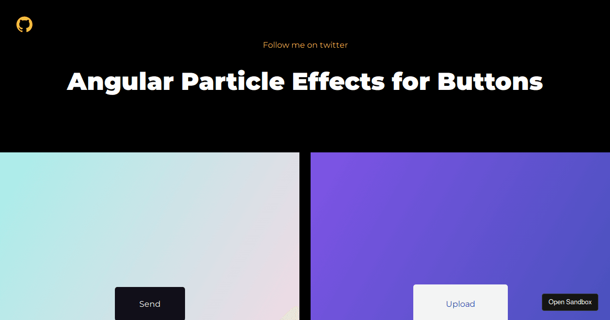 angular-particle-effect-button - Codesandbox