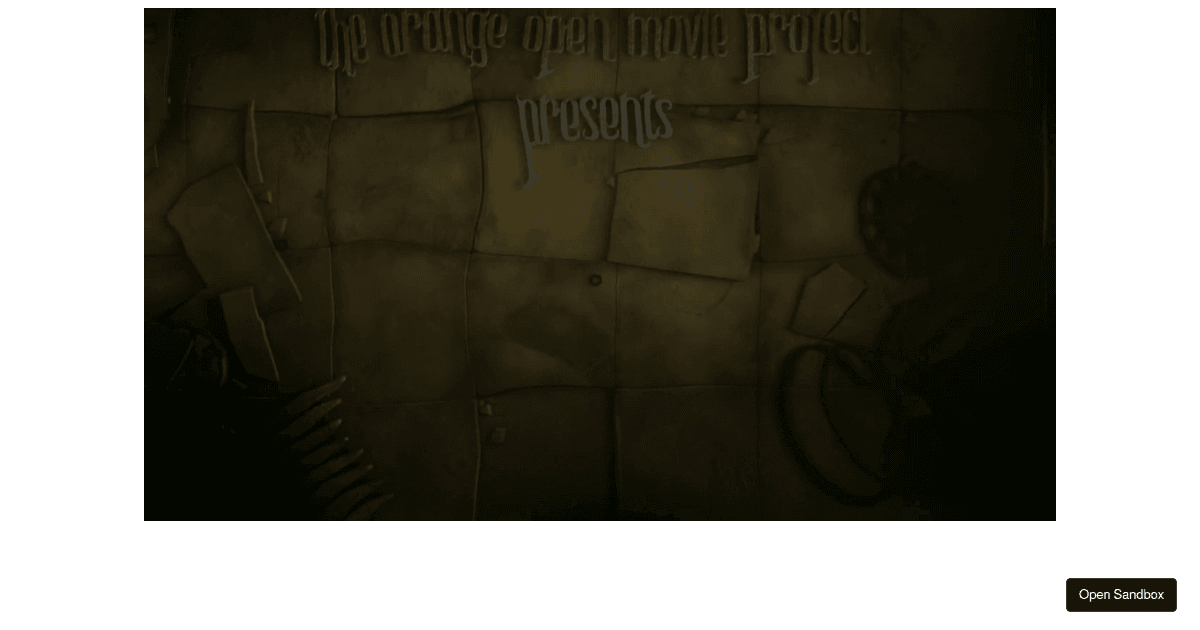 Custom Video Player - Codesandbox