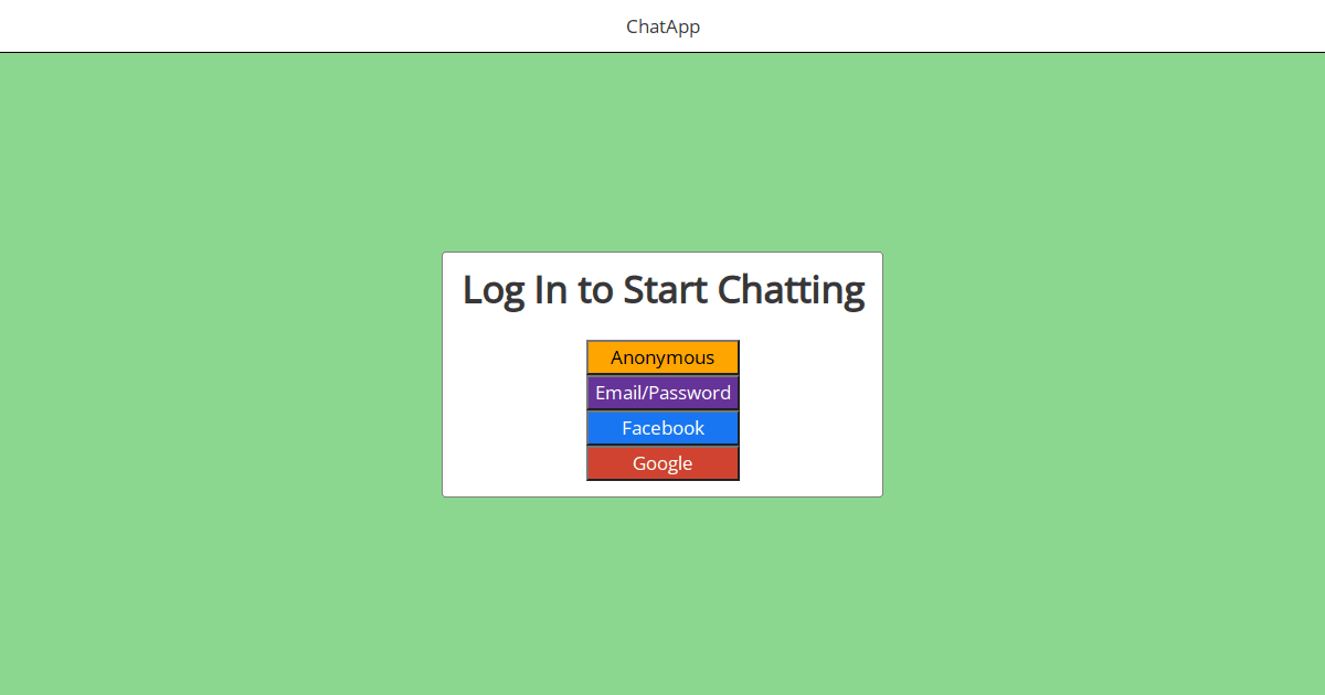 chatapp - Codesandbox