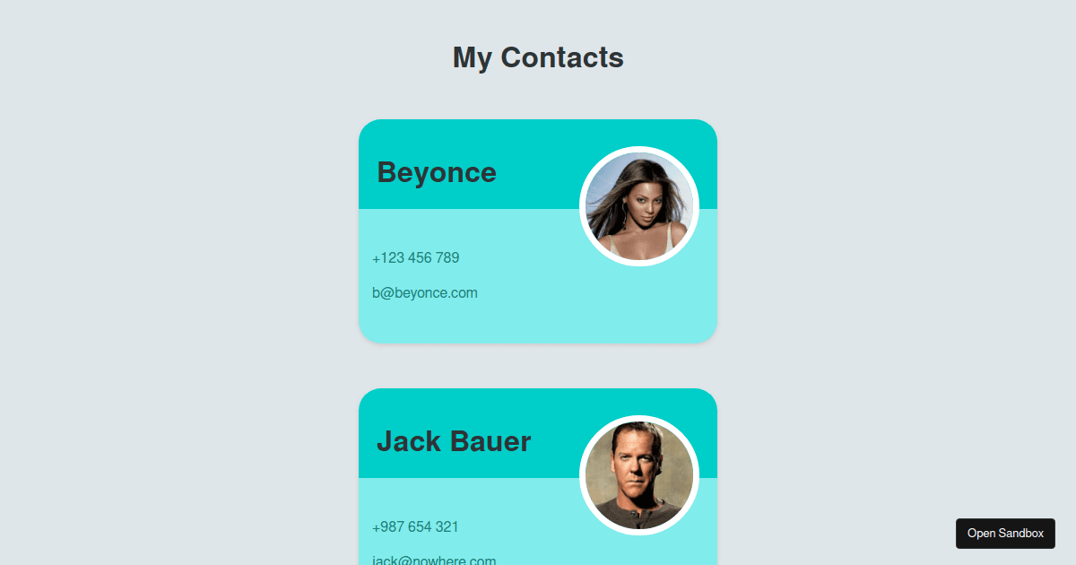 mapping-components - Codesandbox