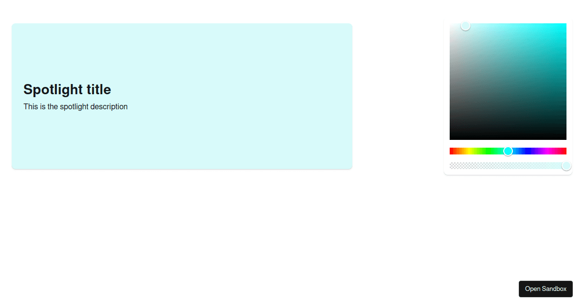 embed-spotlight - Codesandbox