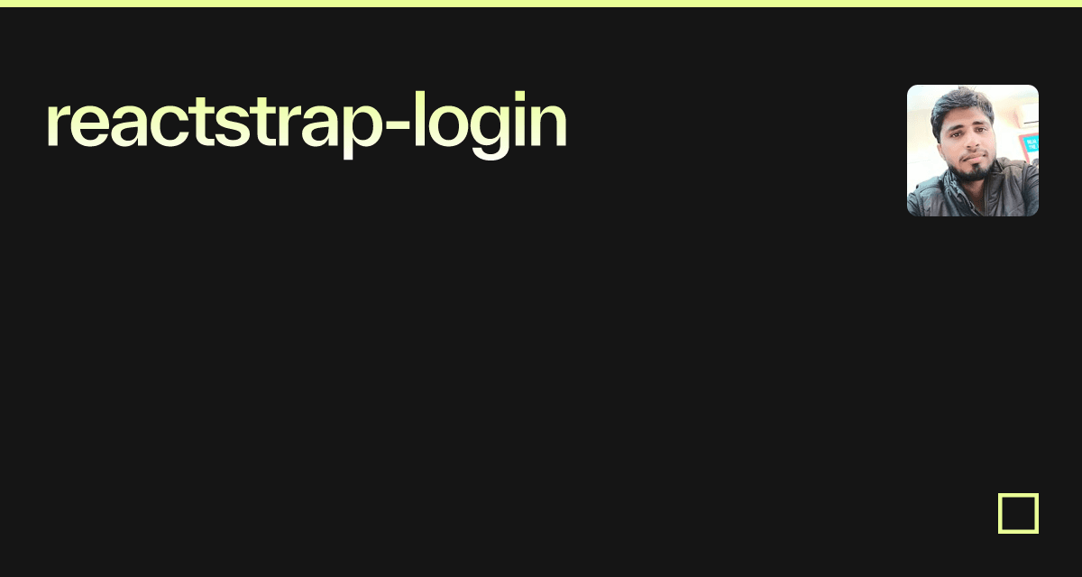 reactstrap-login - Codesandbox
