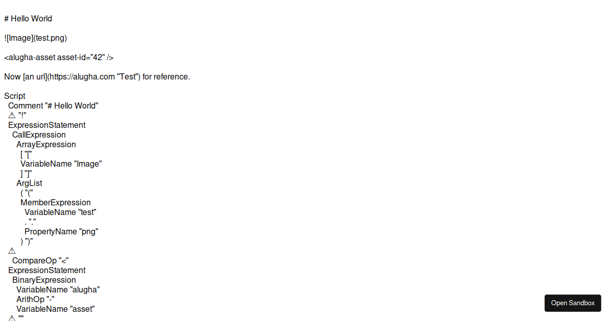 lezer (forked) - Codesandbox