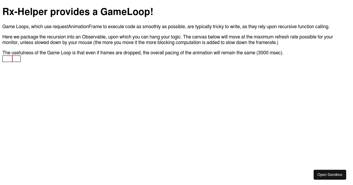rx-helper-game-loop - Codesandbox