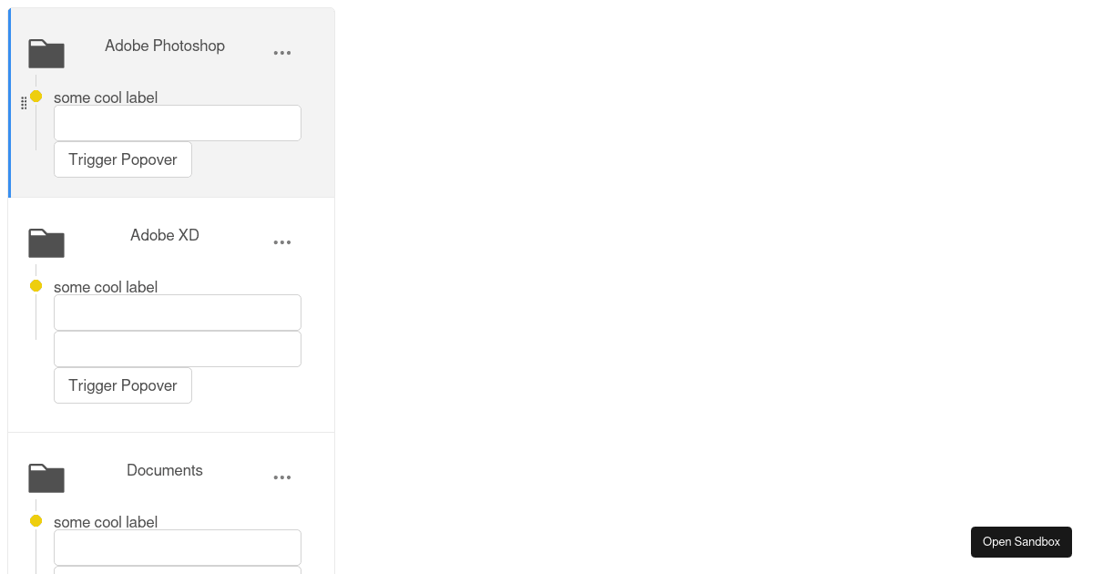 ListView Experiment - Codesandbox